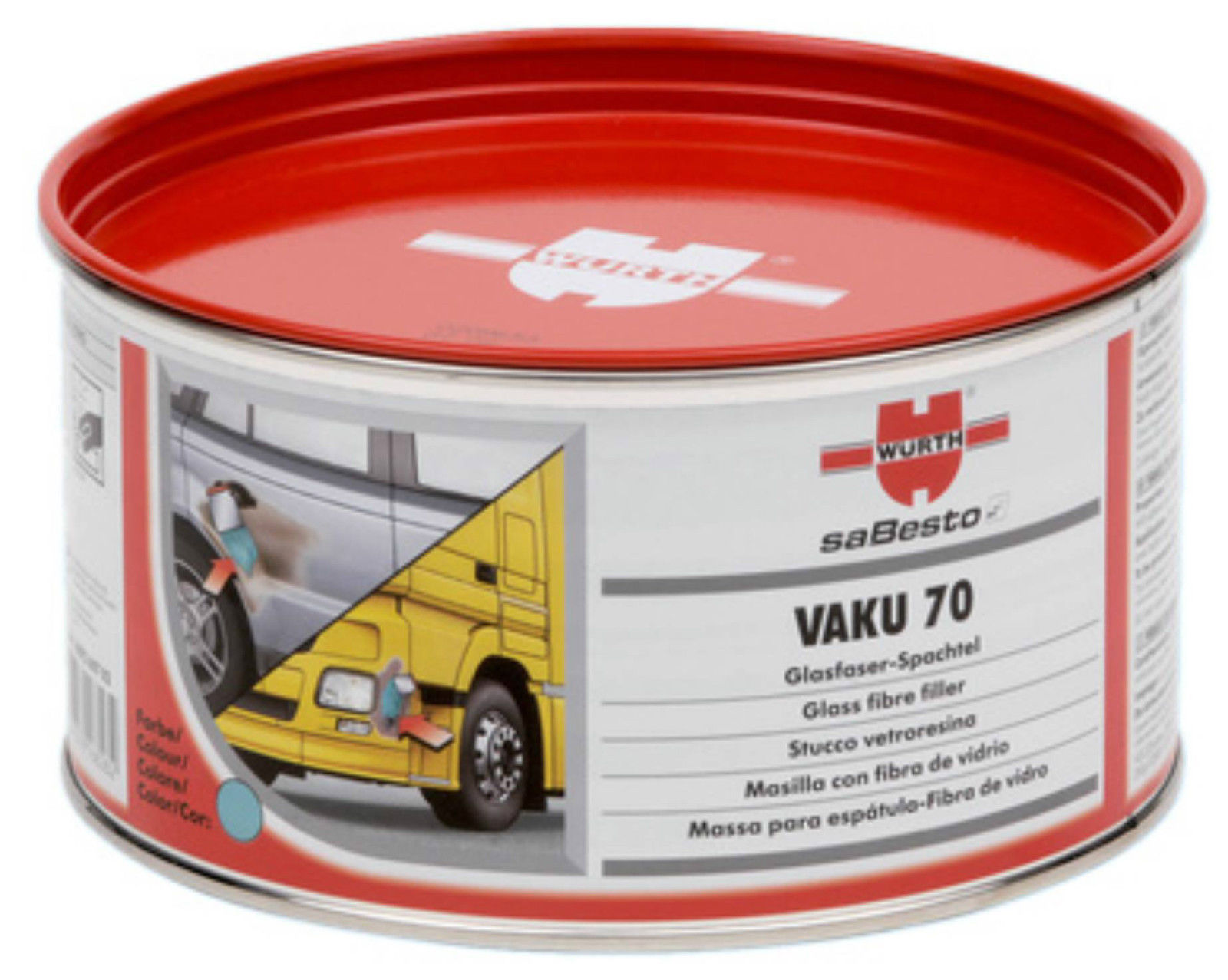 Würth VAKU GF 70 Glasfaser Spachtel - More DB